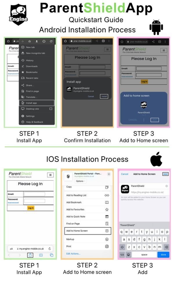 ParentShield App Quickstart guide - ParentShield Child Safe SIM