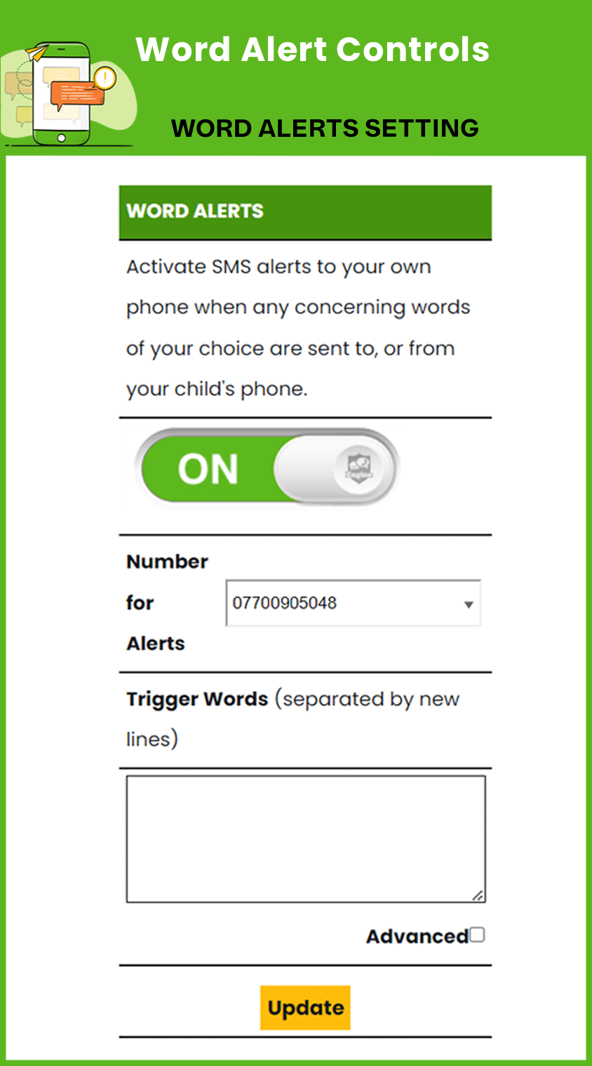 ParentShield Portal use and features Protecting child phone